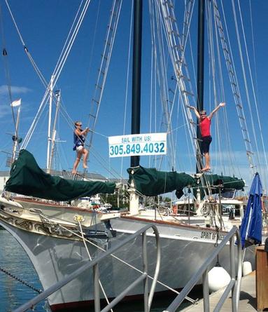 About the Schooner - Schooner Spirit of Independe﻿nc﻿e Sunset Sail Key West